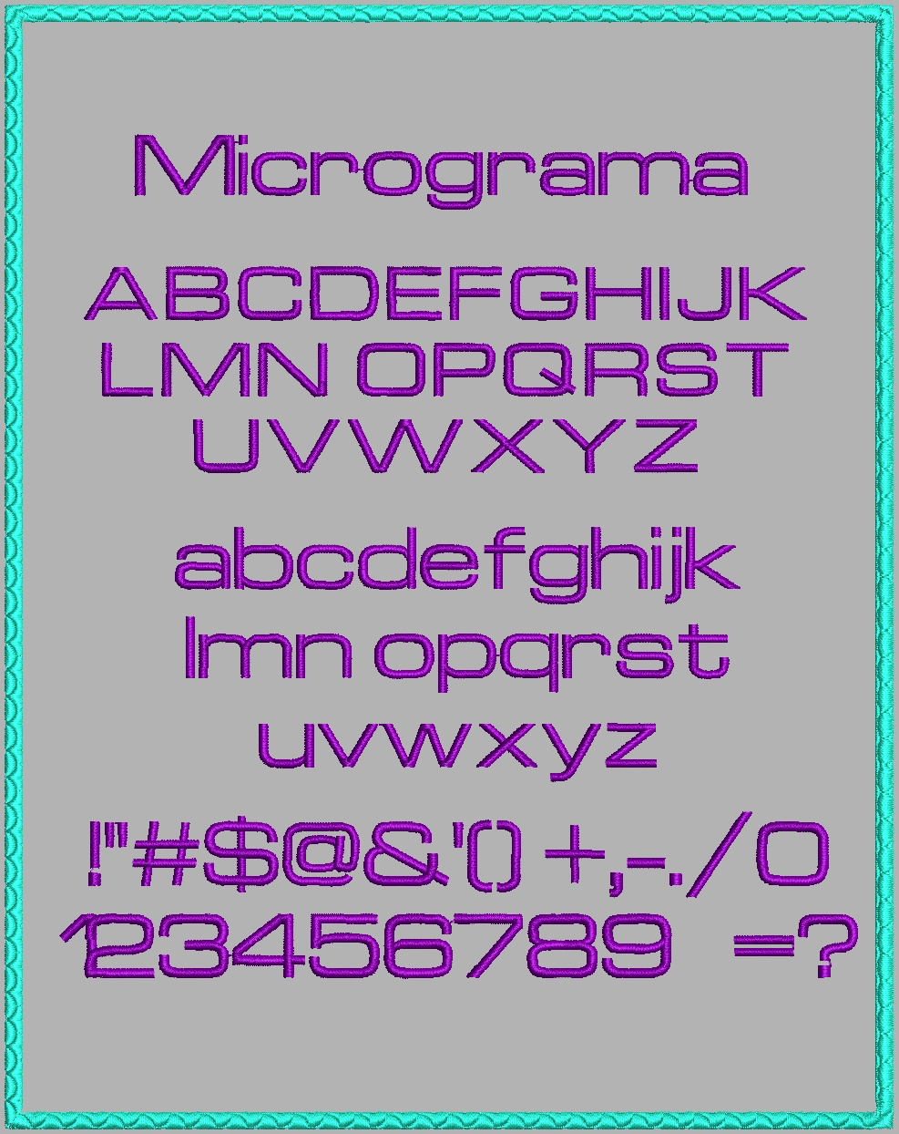 micrograma | Bordados Barcelona